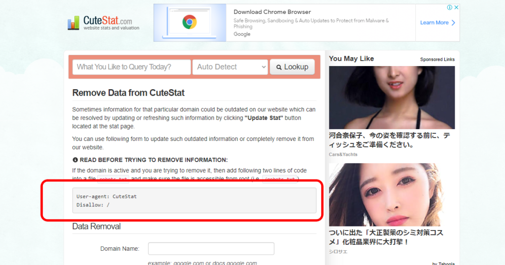 CuteStat.comに複製されたので対策をしてみた | dtn.jp運営ブログ